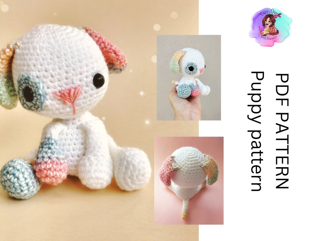Crochet Dog Pattern, Amigurumi Dog Pattern, Puppy Crochet Pattern ...