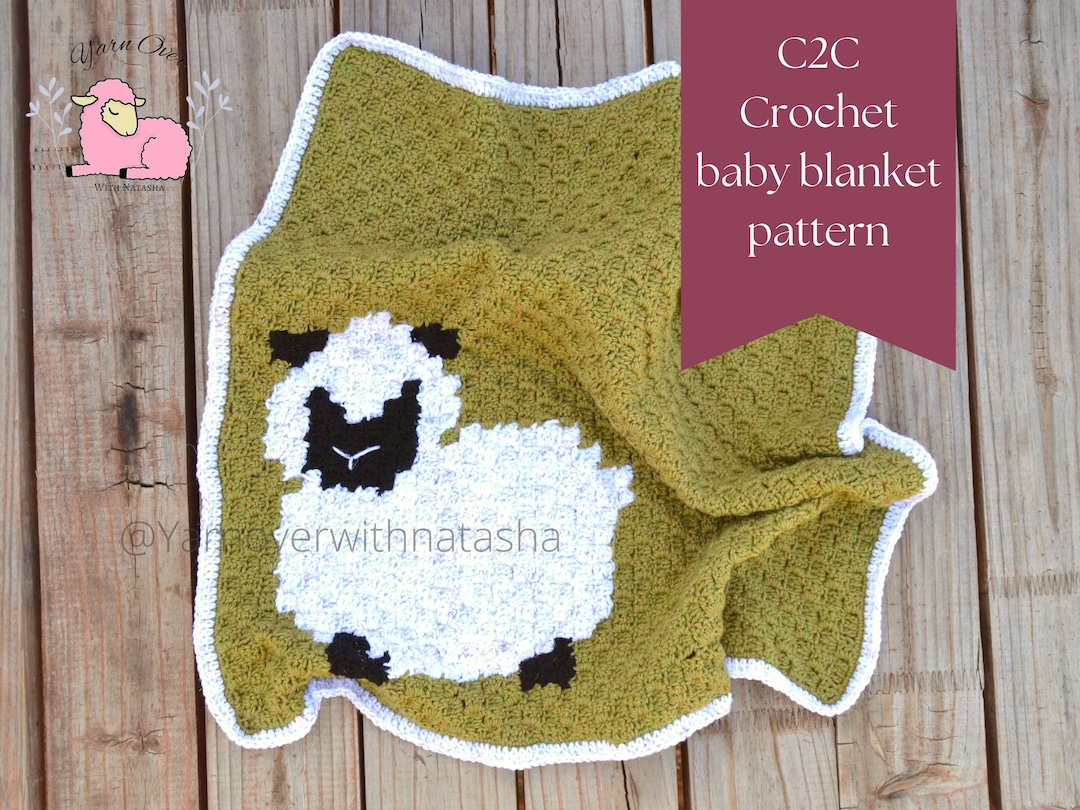 Crochet Baby Blanket Pattern, Corner to Corner Pattern, C2c Graphgan ...