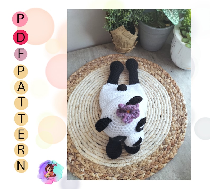 Pattern for Panda Snuggler: Panda Cuddle Me Pattern Amigurumi - Etsy