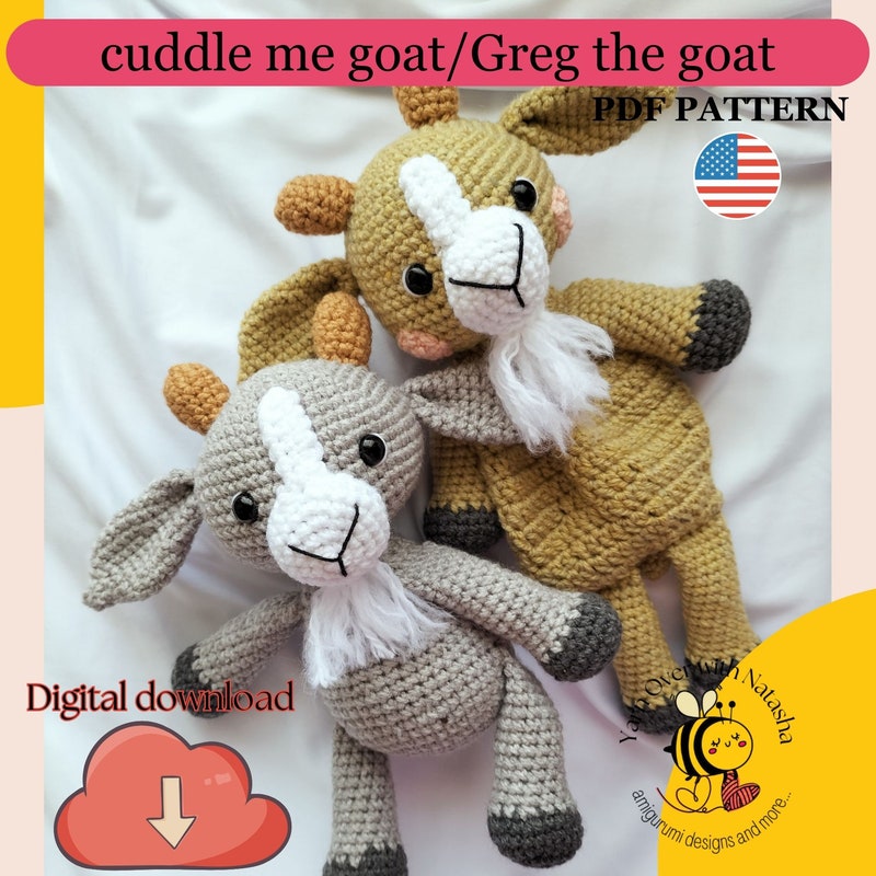 Crochet Goat - Etsy