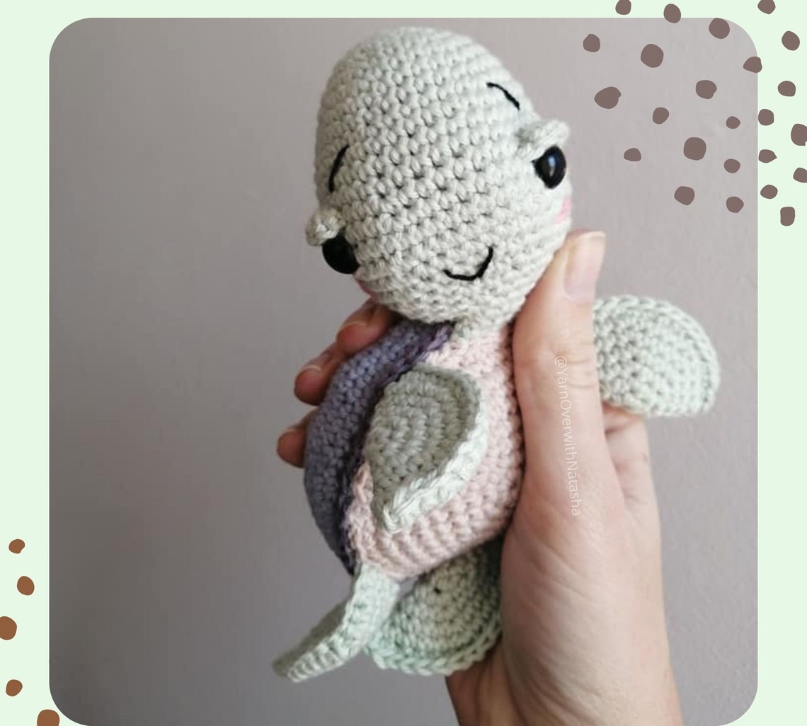 PATTERN for a Amigurumi Sea Turtle: Easy to Follow Crochet - Etsy
