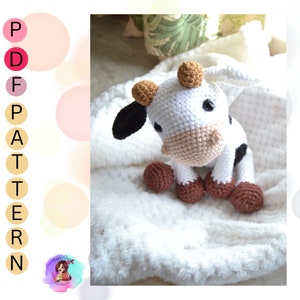 Cow Crochet Pattern, Crochet Cow Pattern PDF, Amigurumi Cow Pattern ...
