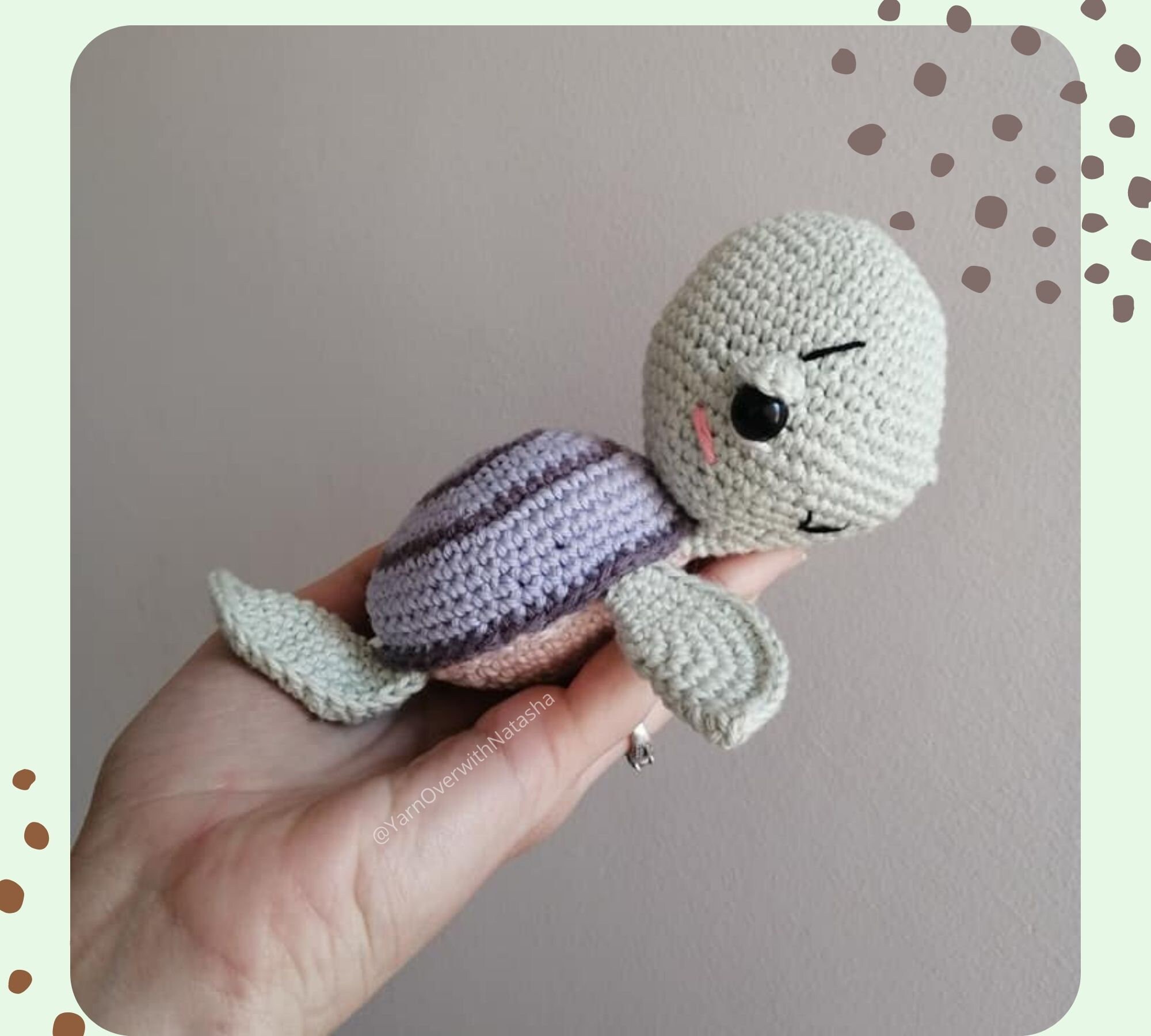 PATTERN for a Amigurumi Sea Turtle: Easy to Follow Crochet - Etsy