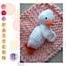 Crochet Pattern for Snuggler Duck Low Sewing Pattern Easy-to-make Plush ...