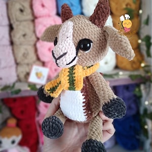 Crochet Gazelle Pattern, Amigurumi Springbok, Low Sew Gazelle Pattern ...