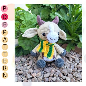 Crochet Gazelle Pattern, Amigurumi Springbok, Low Sew Gazelle Pattern ...