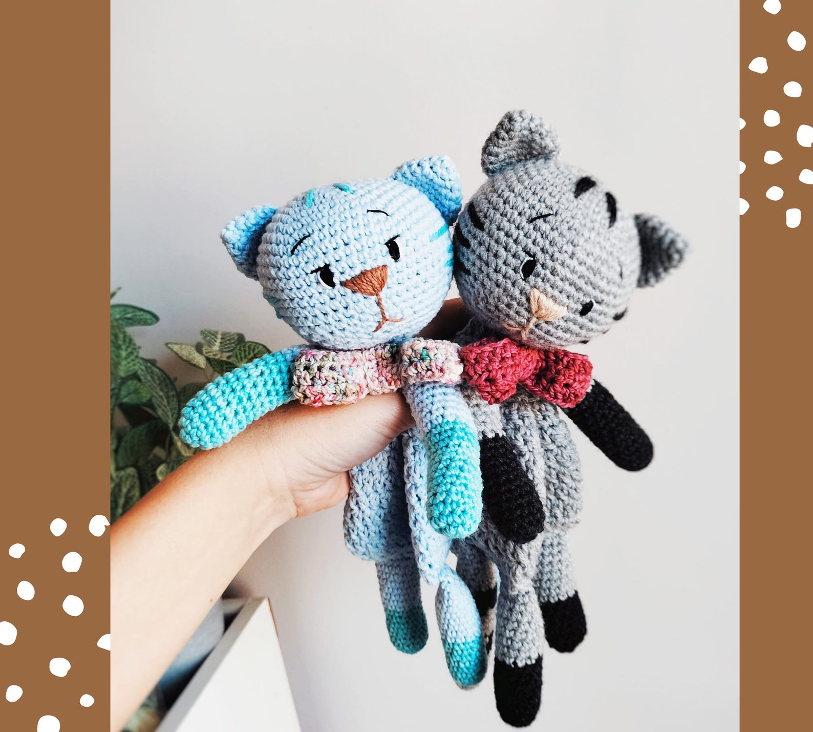 Crochet Cat Pattern Snuggler Cat Pattern Cat Lovey Pattern - Etsy