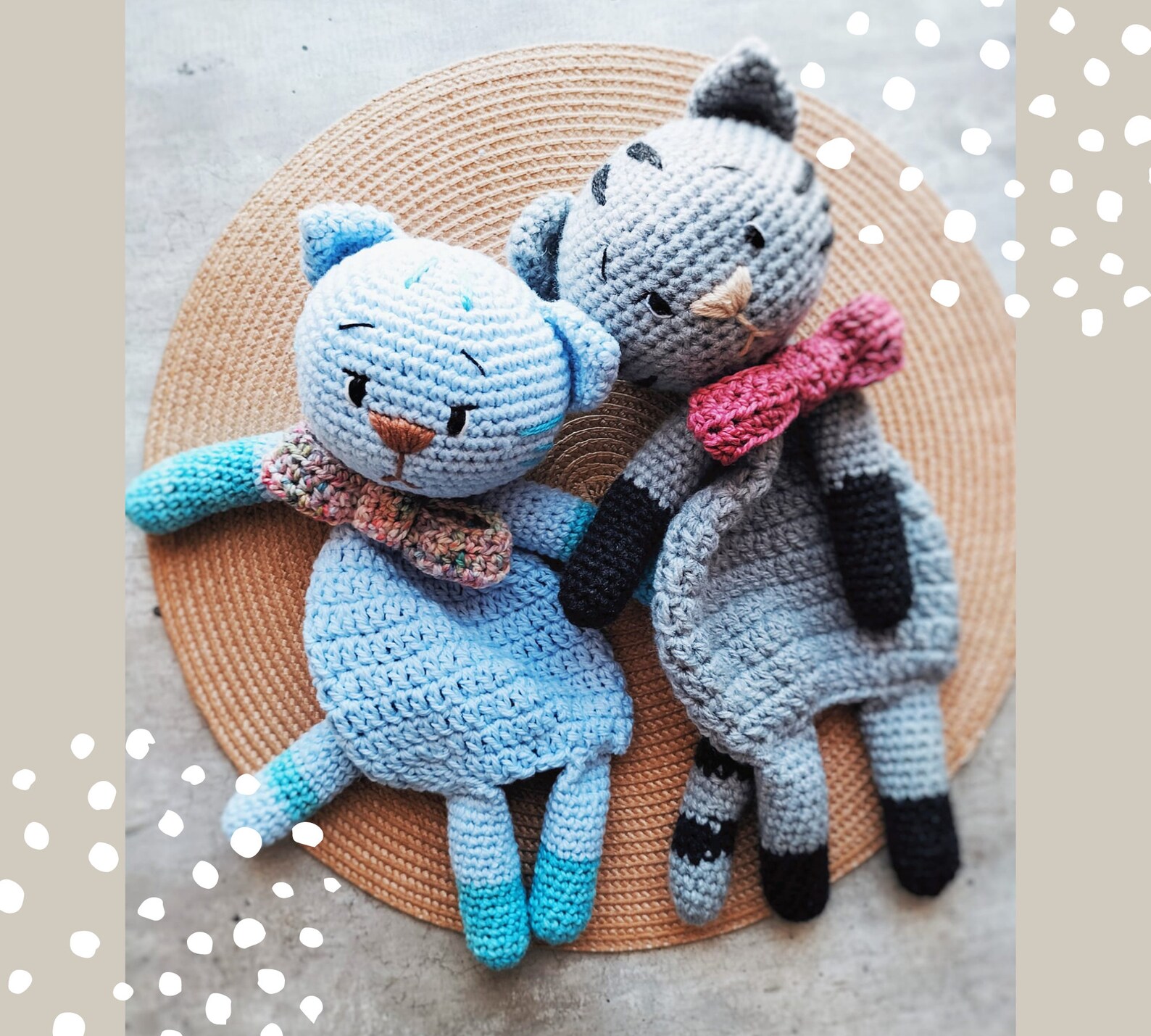 Crochet Cat Pattern Snuggler Cat Pattern Cat Lovey Pattern - Etsy