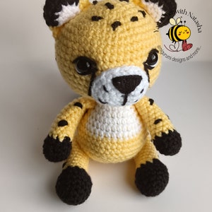 Cheetah Amigurumi Crochet Pattern, Jaguar Pattern - Amigurumi Leopard ...