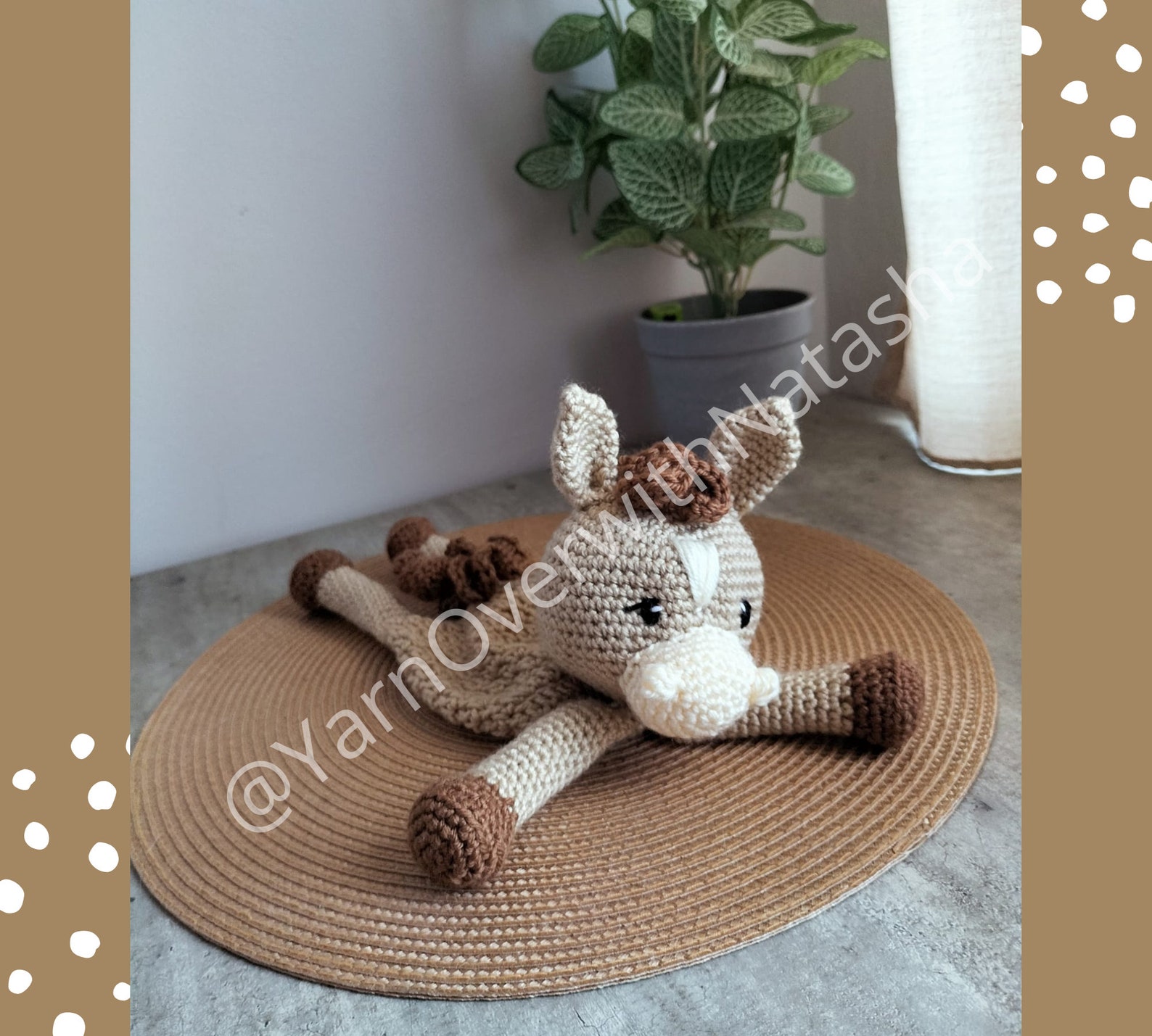 BUNDLE PATTERN: Horse, Donkey Blanket Lovey Crochet Pattern/ Farm ...