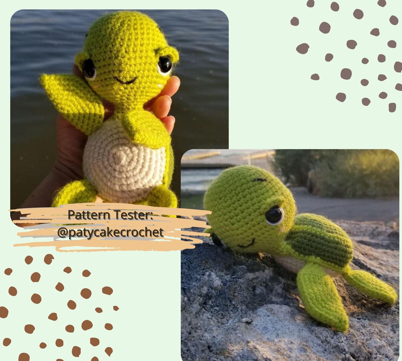 PATTERN for a Amigurumi Sea Turtle: Easy to Follow Crochet - Etsy