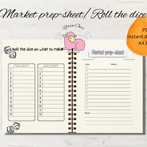 Printable Market Prep Planner Market Project Tracker Digital - Etsy