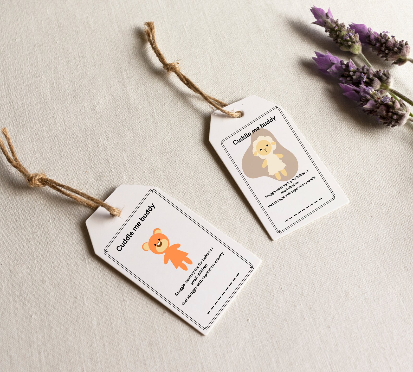 Gift Tags Tags for Lovey and Cuddle Me Buddy Info Tags - Etsy