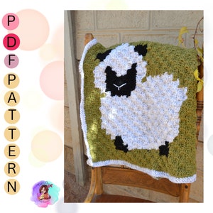 Crochet Baby Blanket Pattern, Corner to Corner Pattern, C2c Graphgan ...