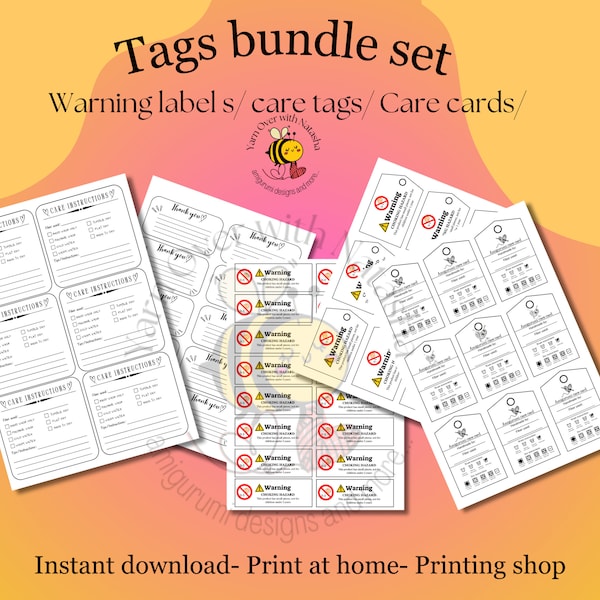 Safety Eyes Warning Cards - Etsy