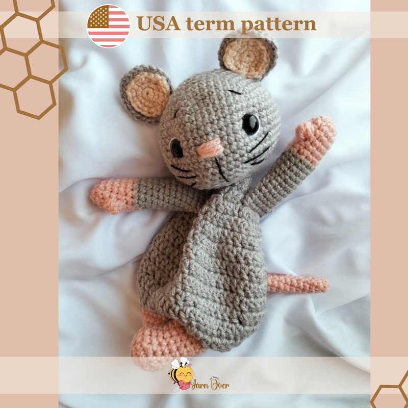 Cuddle Blanket Mouse - Etsy