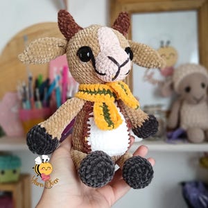 Crochet Gazelle Pattern, Amigurumi Springbok, Low Sew Gazelle Pattern ...