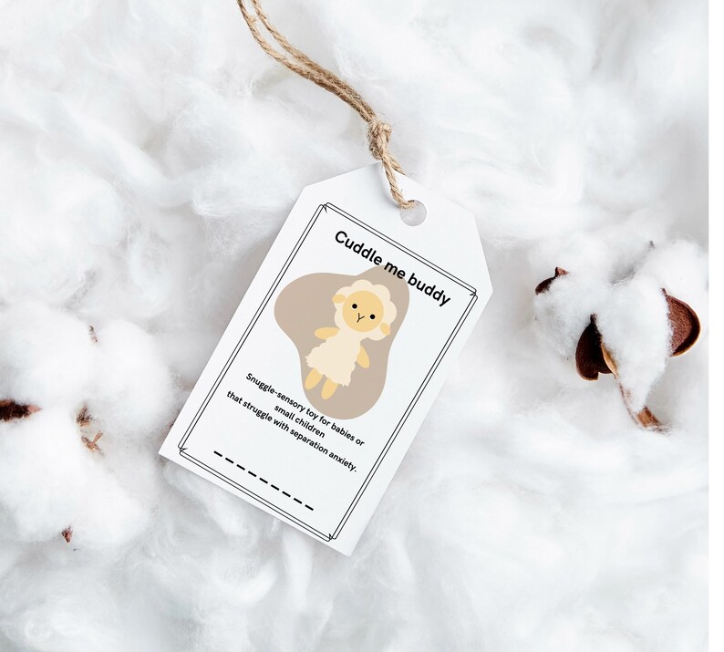 Gift Tags Tags for Lovey and Cuddle Me Buddy Info Tags - Etsy