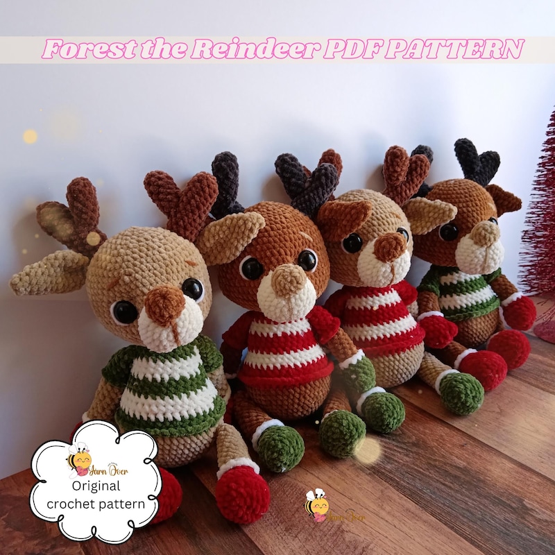 Reindeer Plush Small - Etsy