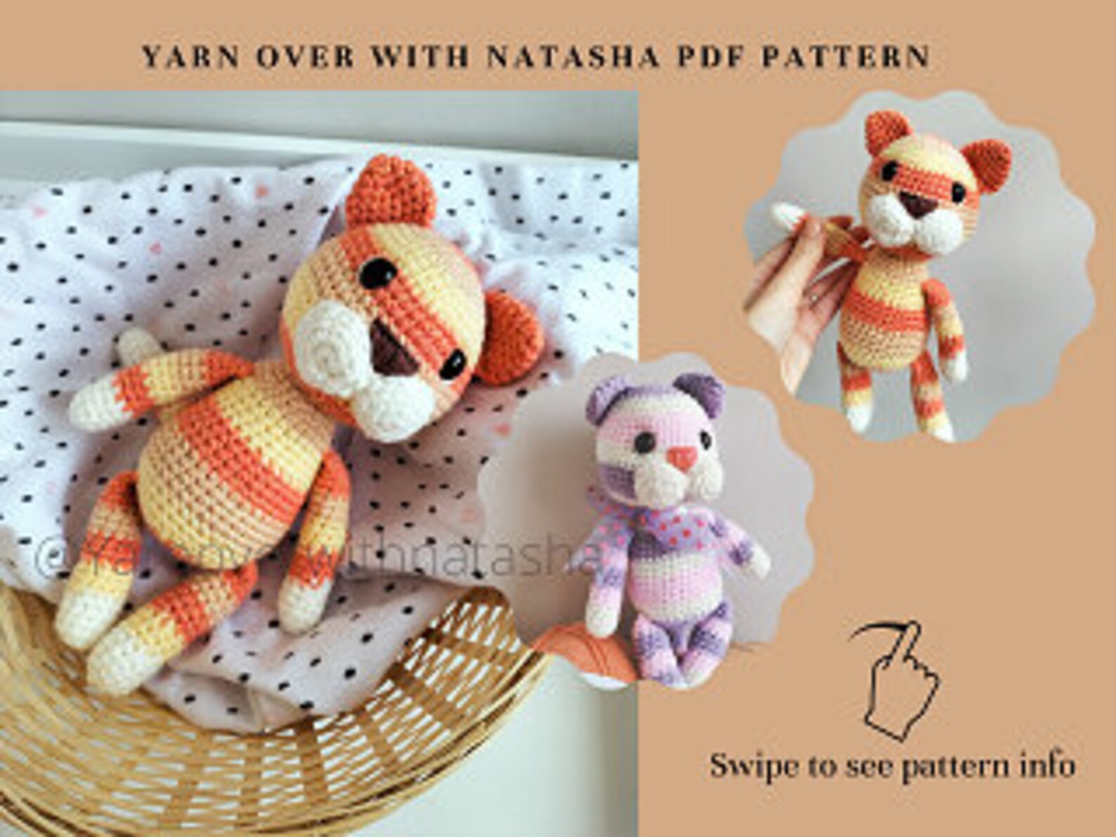 Pattern for Crochet Cat: Stash Busting Amigurumi Pattern - Etsy