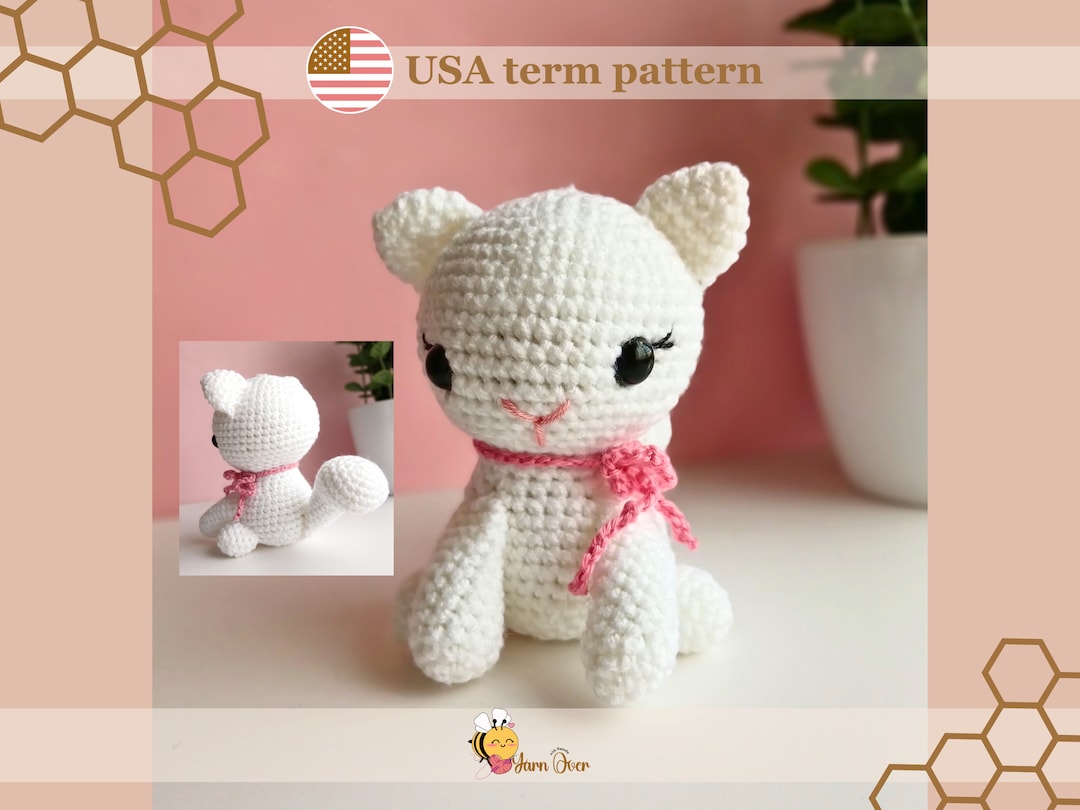 Cat Amigurumi Crochet Pattern, Small Kitten Pattern - Amigurumi Loaf ...