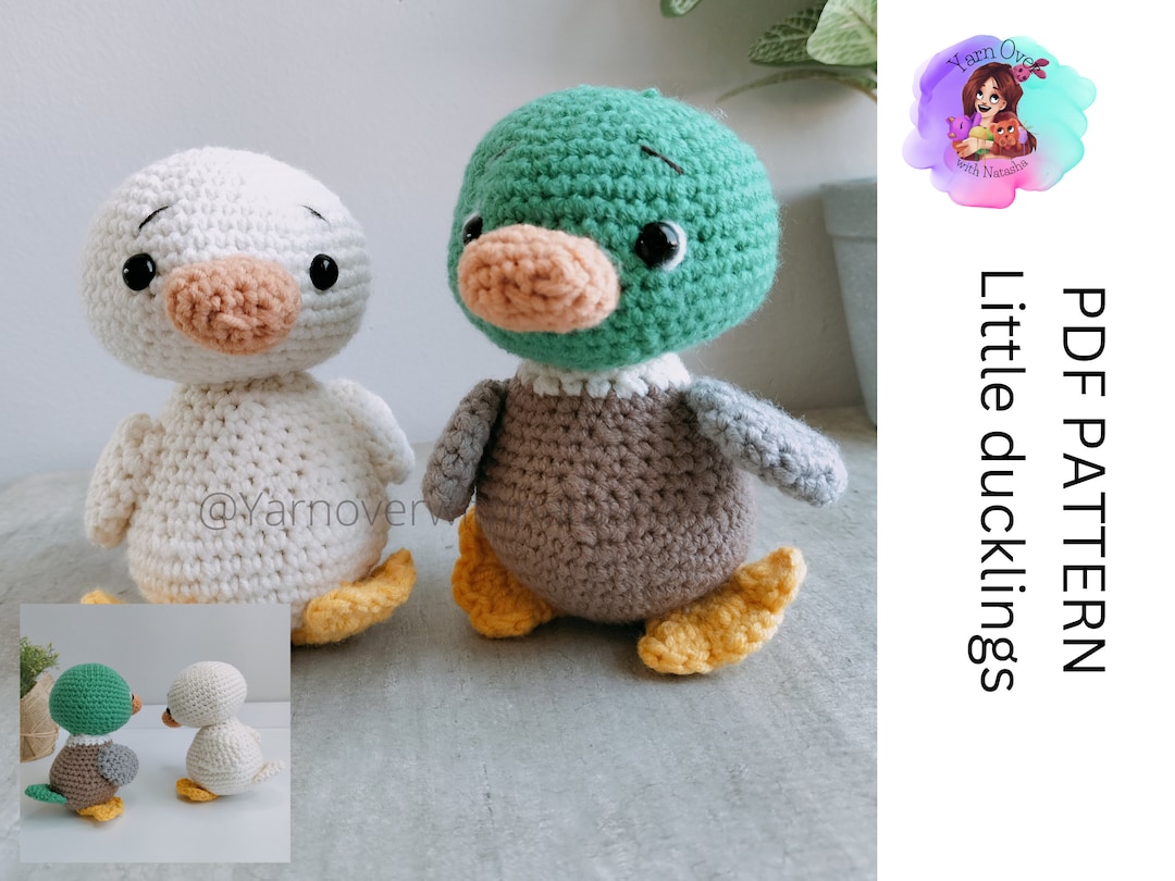 PATTERN: Crochet Duckling Patterns, Duck Pattern, Amigurumi Duck ...