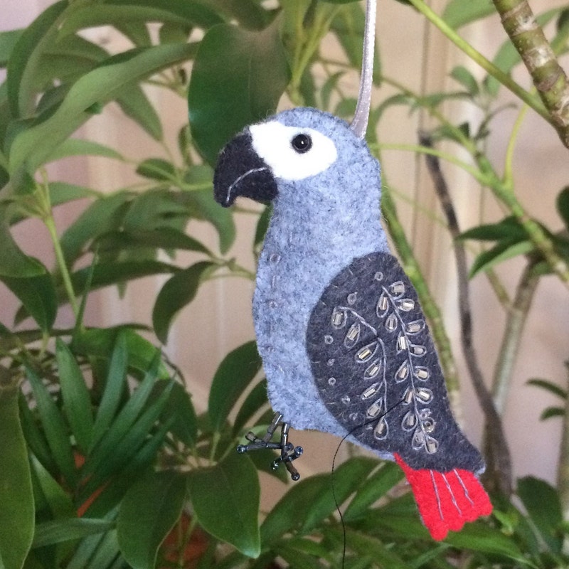 Felt Parrot - Etsy