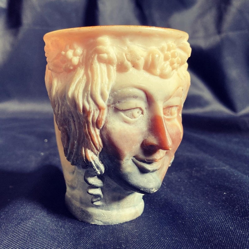 Very Rare Vintage Incolay Stone God & Goddess Cups Highly - Etsy