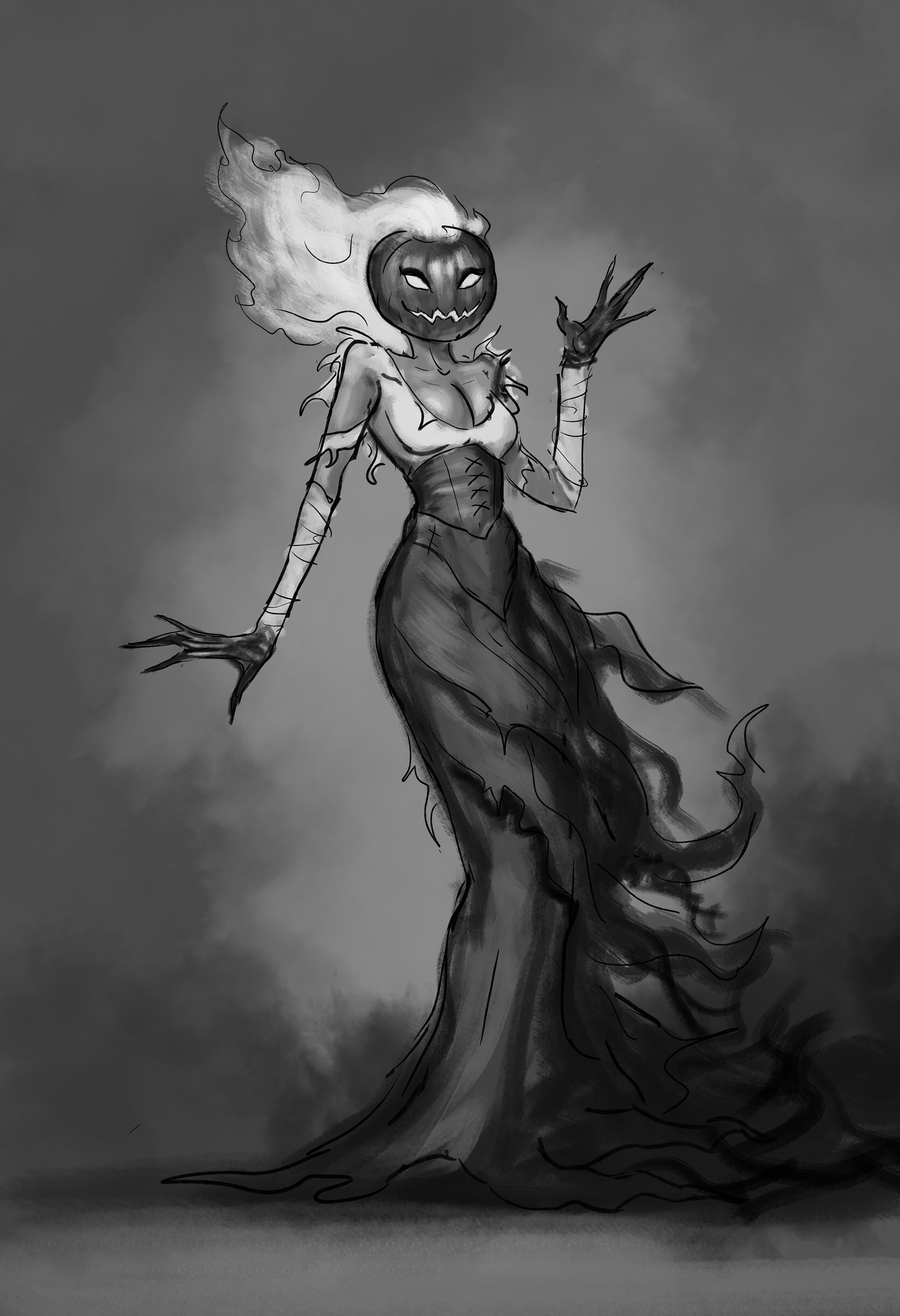 [f4m][f4tf] Pumpqueens Early Arrival [monster Girl] [strangers] [wet