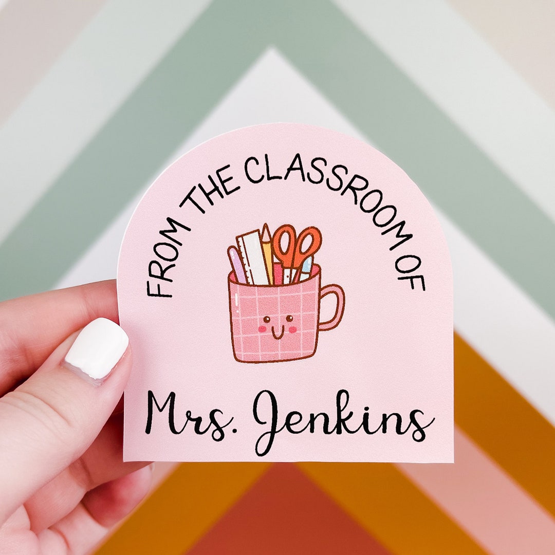 From the Classroom of Teacher Sticker | Personalized Classroom Sticker ...