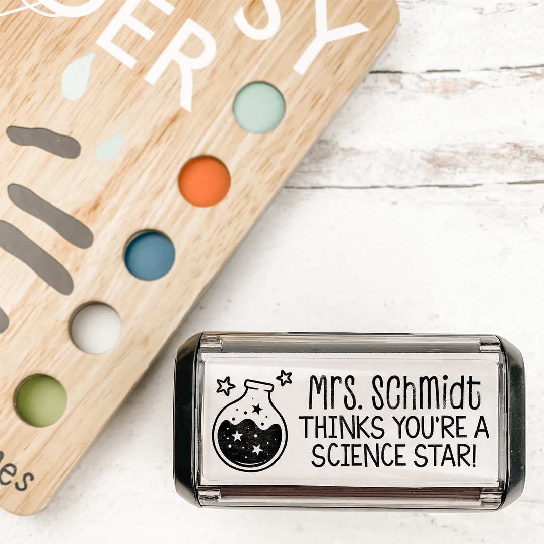 You're a Science Star | Personalized Grading Stamp for Teachers - Etsy
