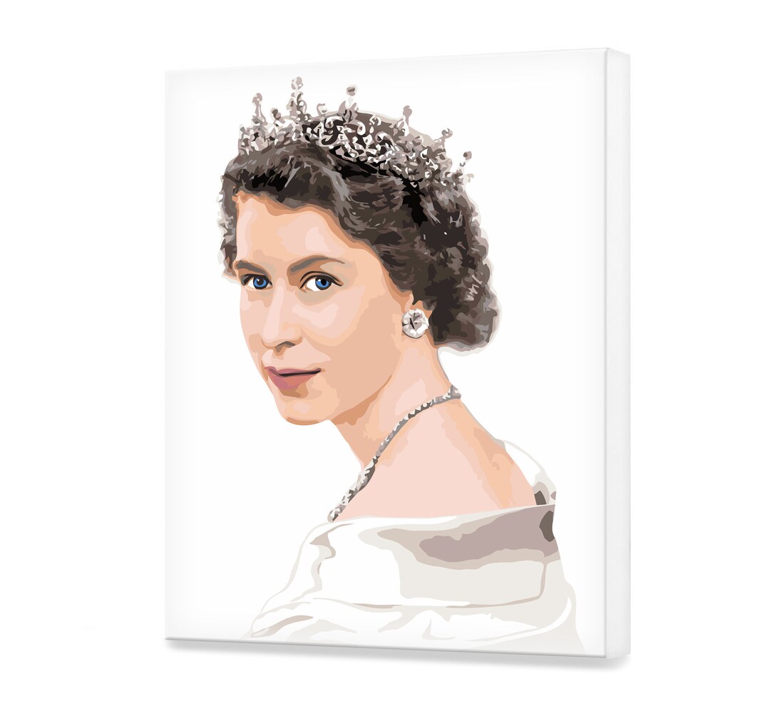 Queen Elizabeth II Paint by Number Kit British Art Acrylic Painting ...