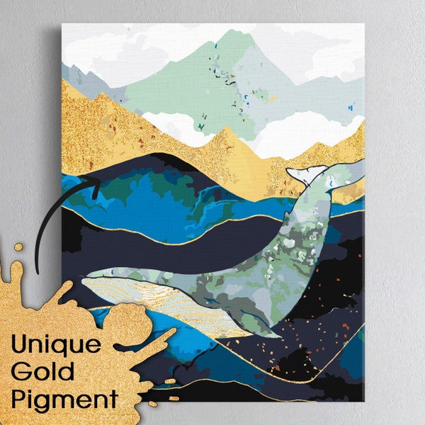 Paint by Number Kit Ocean - Etsy