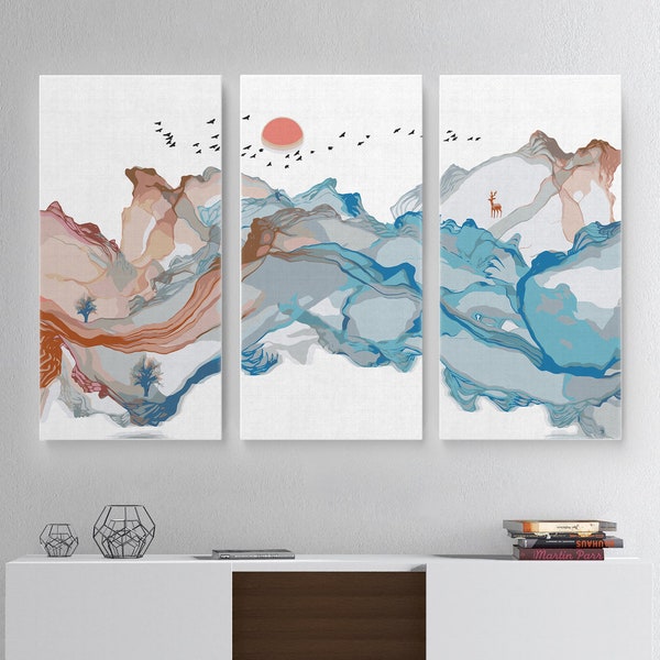 Paint by Numbers Mountains - Etsy