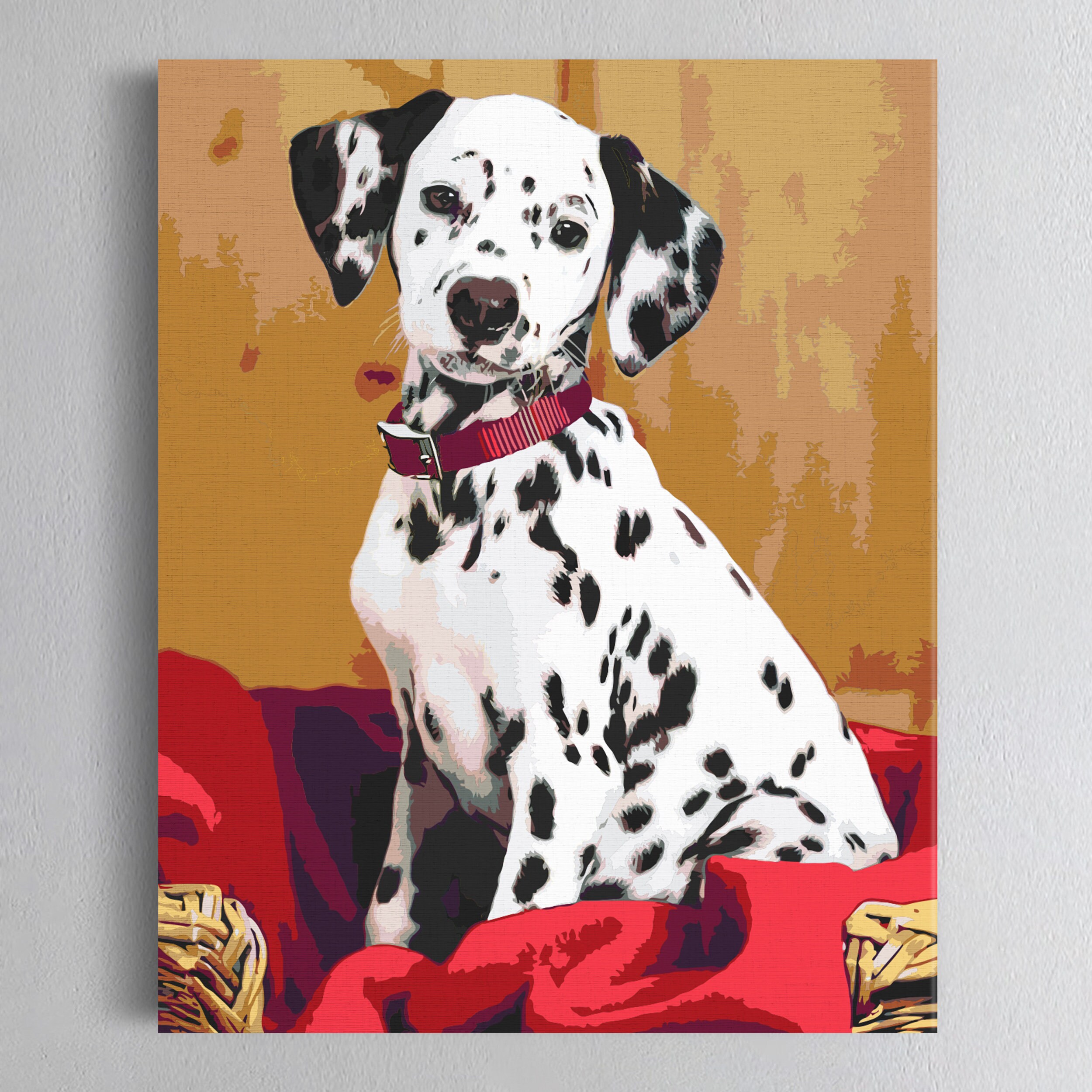 Dalmatian Picture for Home Decor Painting by Numbers Puppy - Etsy UK
