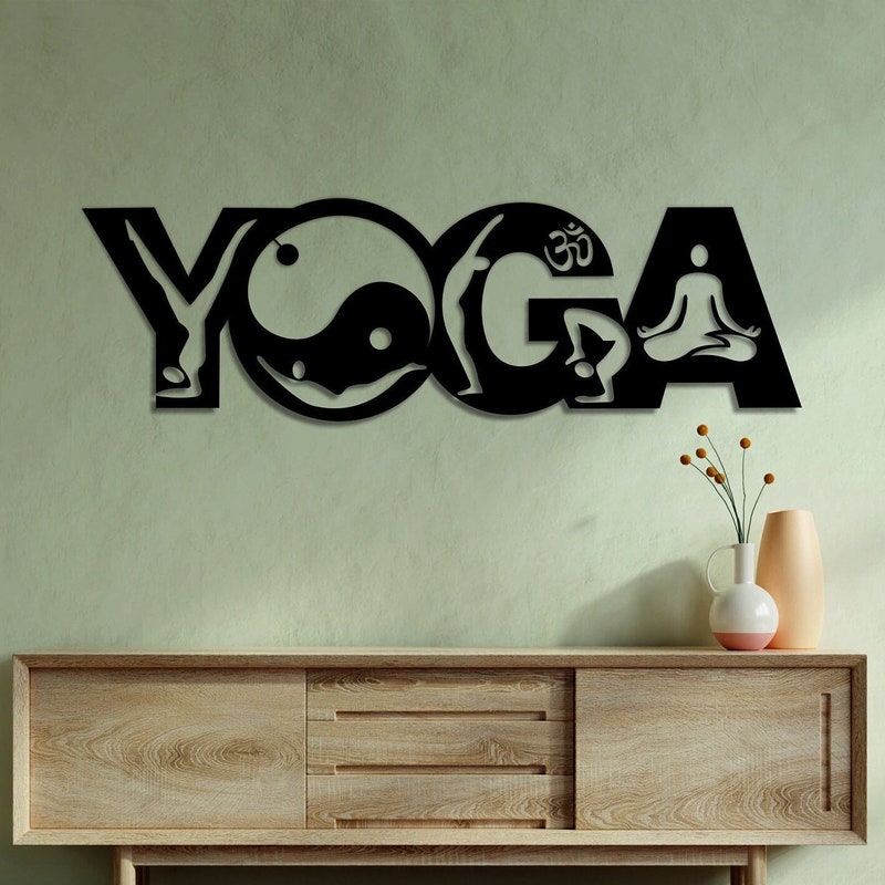Yoga Studio Art - Etsy
