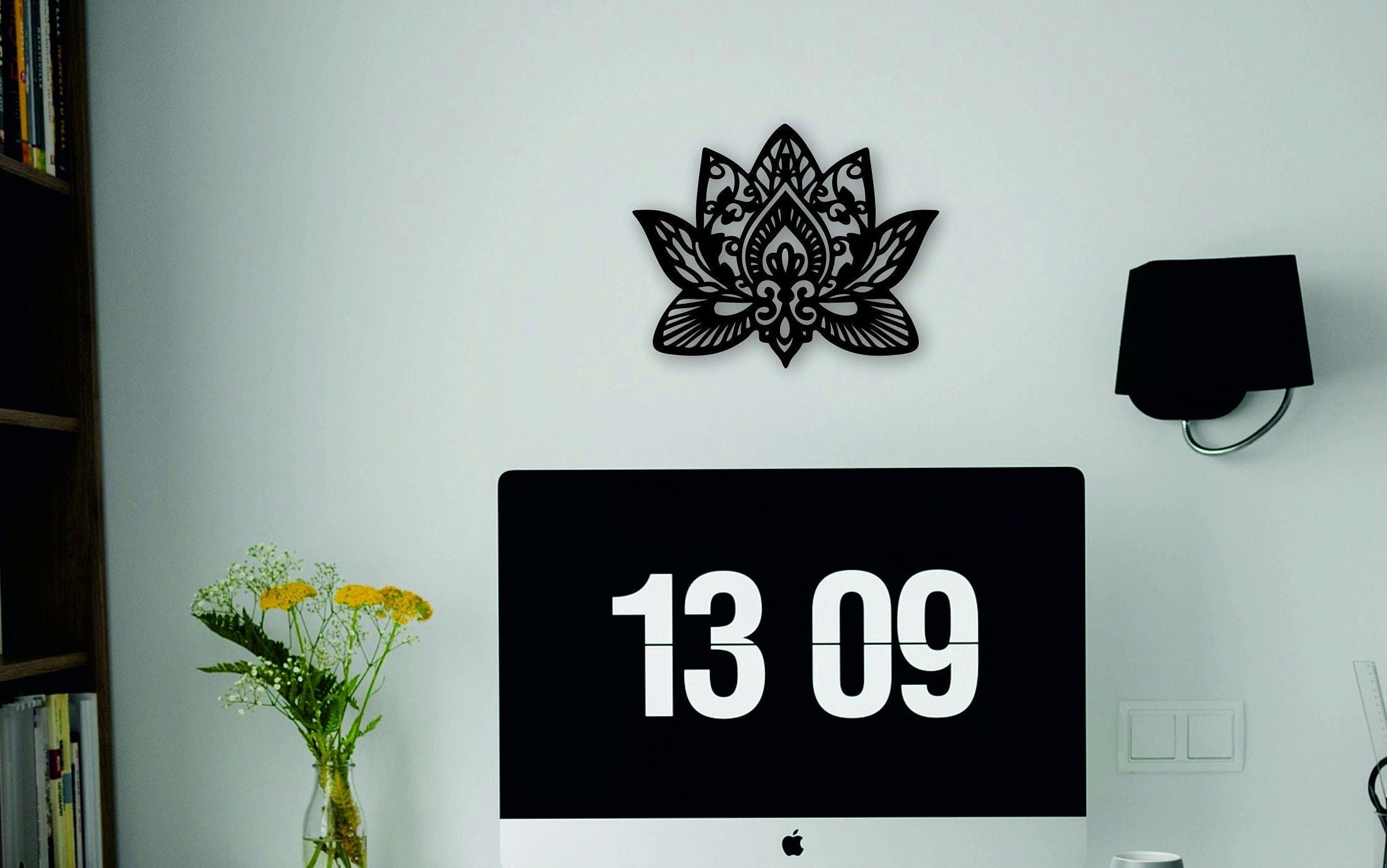 LOTUS FLOWER TABLE Laser Cut Mdf Wood Art Wall Art - Etsy