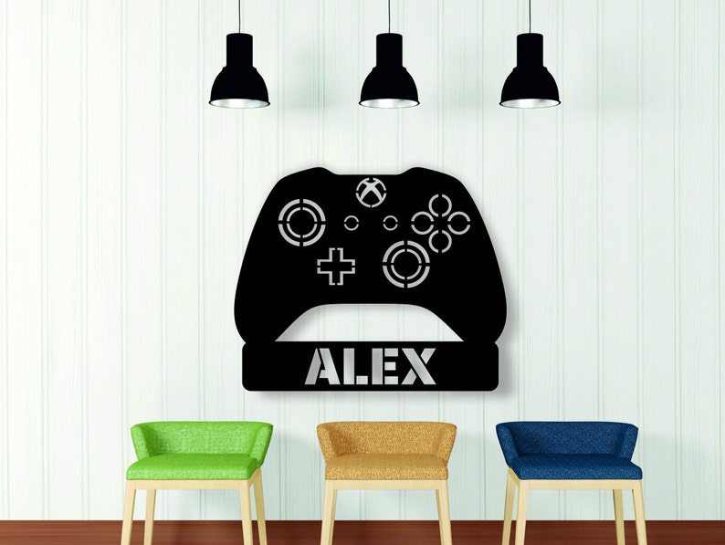 Personalized X Box Controller Wall Decor 3D Geometric Wall - Etsy