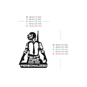 Custom PUBG Wooden Decor | Personalized Gamer Room Wall Art | Christmas ...