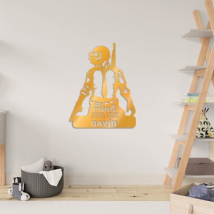 Personalized PUBG Wooden Decor | Custom Gamer Room Wall Art | Christmas ...