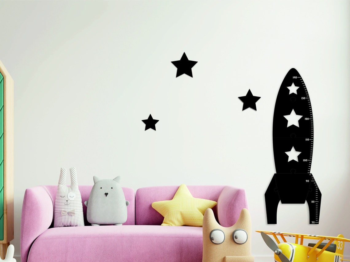 Puzzle Growth Chart for Kids cm Wooden Height Chart Ruler - Etsy