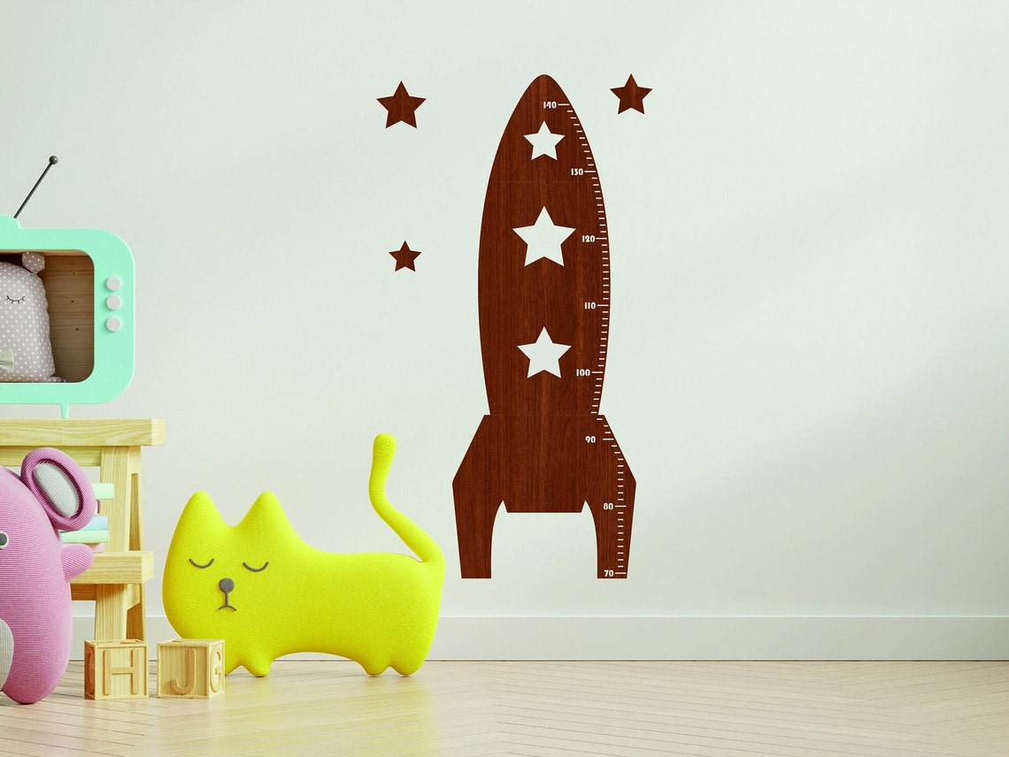 Puzzle Growth Chart for Kids cm Wooden Height Chart Ruler - Etsy
