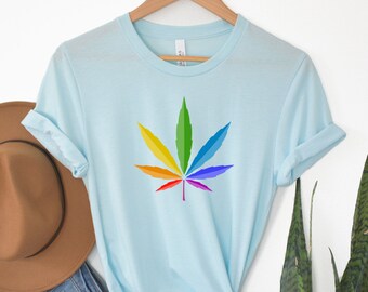 Marijuana Leaf Shirt | Etsy