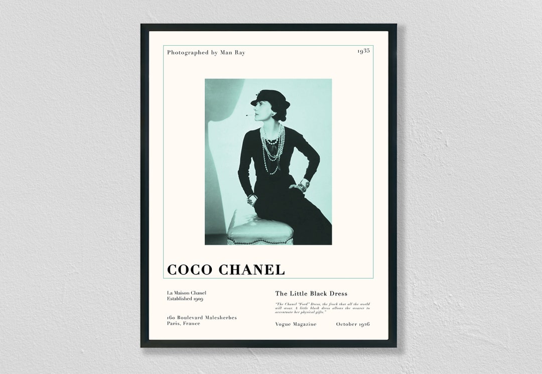 Coco Chanel / kleine schwarze Kleid / Vintage Retro - Etsy.de