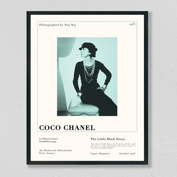 Chanel Poster - Etsy