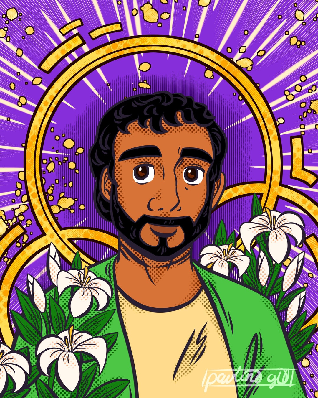 St. Joseph Catholic Pop Art Print Confirmation Gift Catholic - Etsy