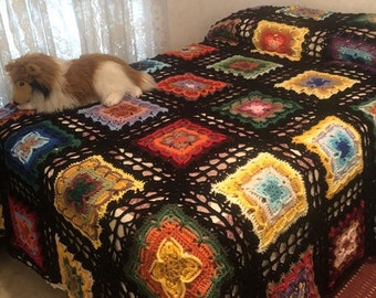 Queen Size Afghan - Etsy