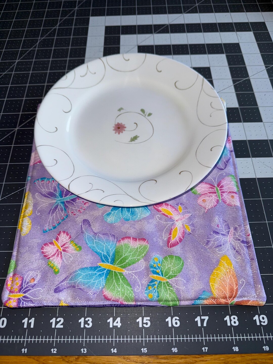 Butterfly Dinner Plate Cozies, Set of 2, Quilted - Etsy