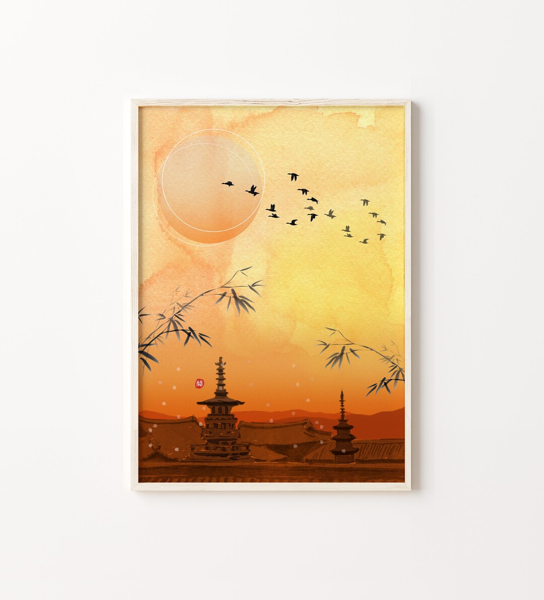 Korean Wall Art, Korean Art Print, Korean Art Poster, Korean Art Wall ...