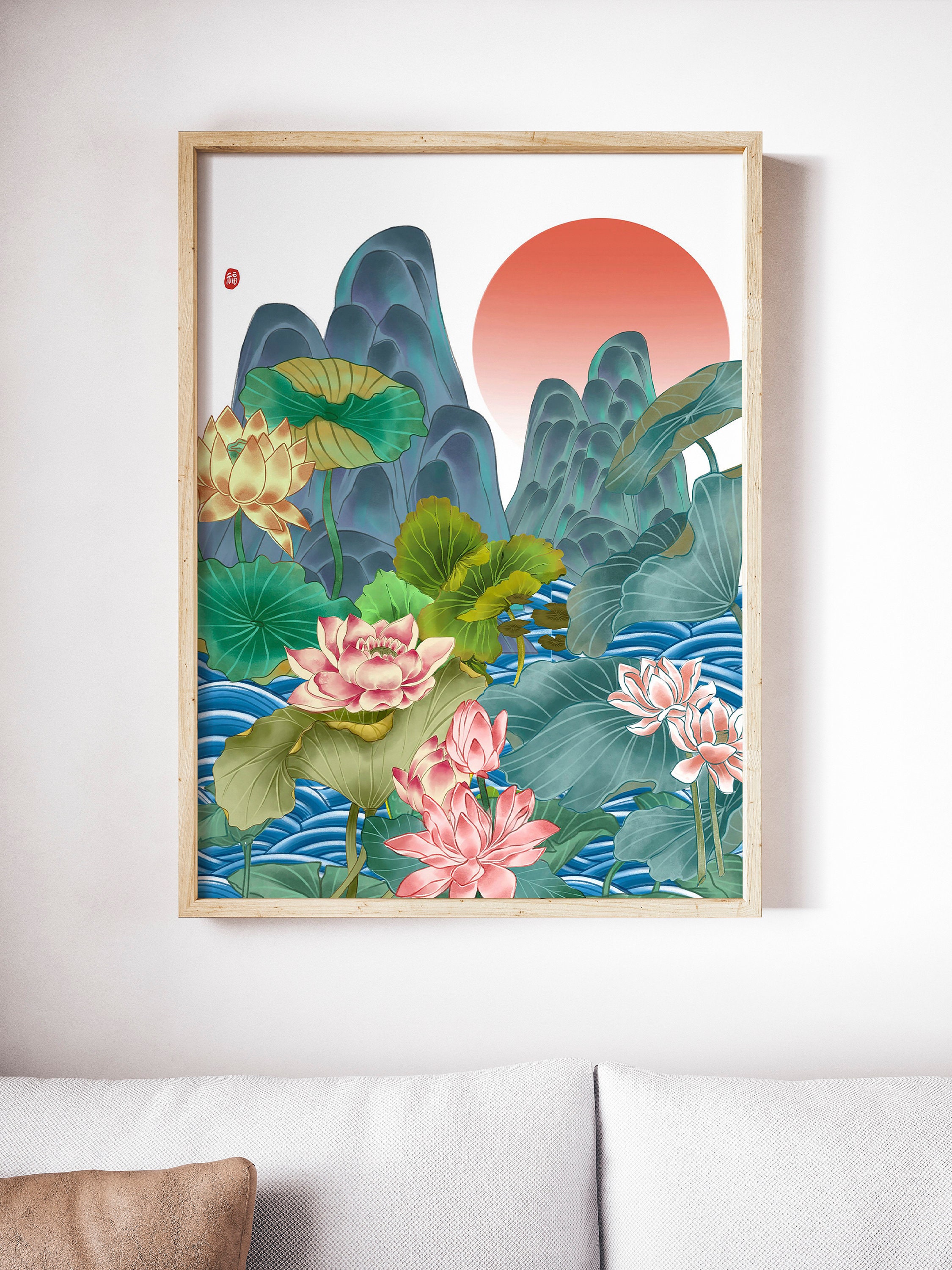 Korean Wall Art Korean Art Print Korean Art Poster Korean - Etsy